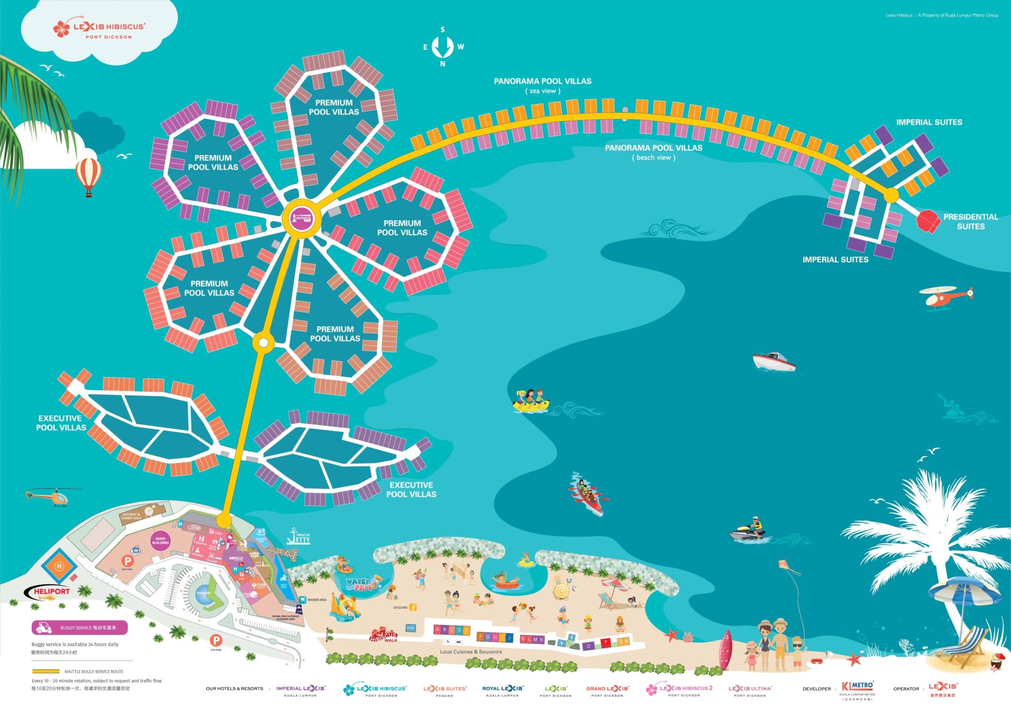 【ポートディクソン】レクシスハイビスカス 水上コテージのある高級リゾートホテル | マレーシア駐在員のお役立ち情報局